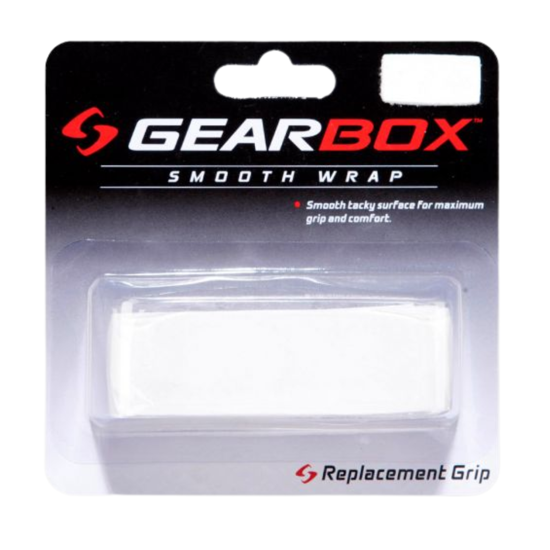 Gearbox Smooth Wrap Grip - White – TennisGear