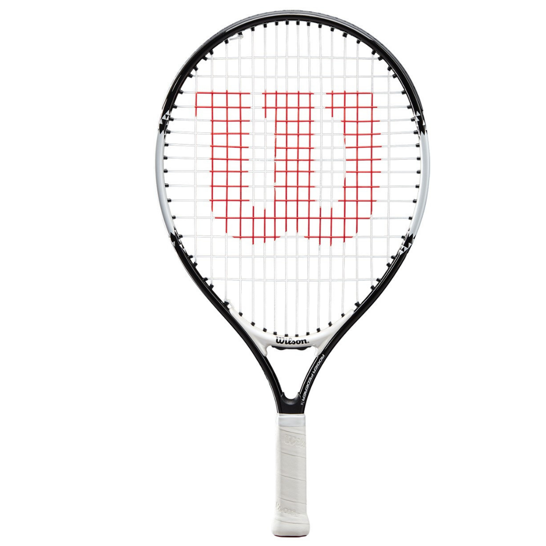 Wilson Roger Federer 19 Tennis Racquet - Black/White – TennisGear