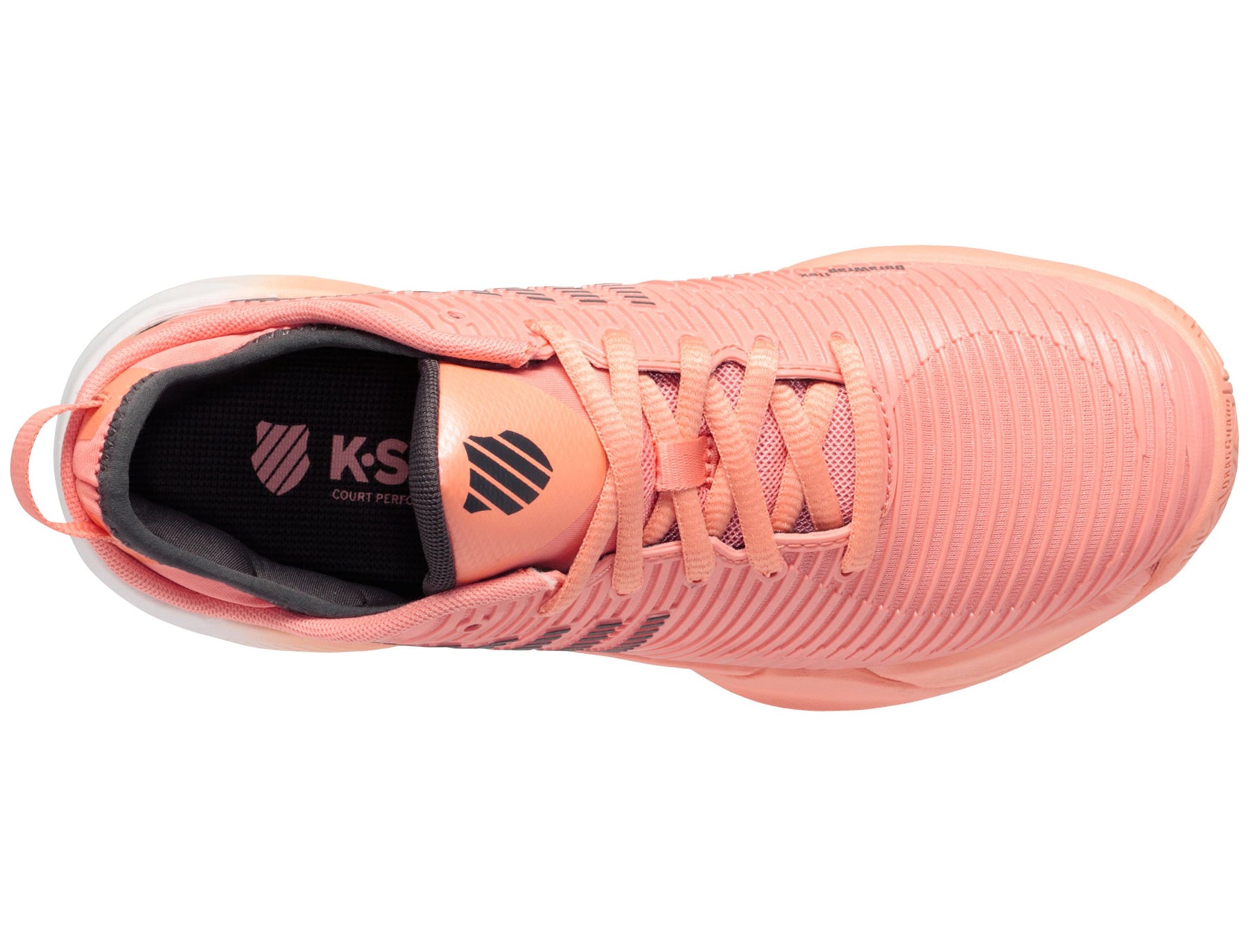 K Swiss Womens Hypercourt Supreme Tennis Shoes - Peach – TennisGear