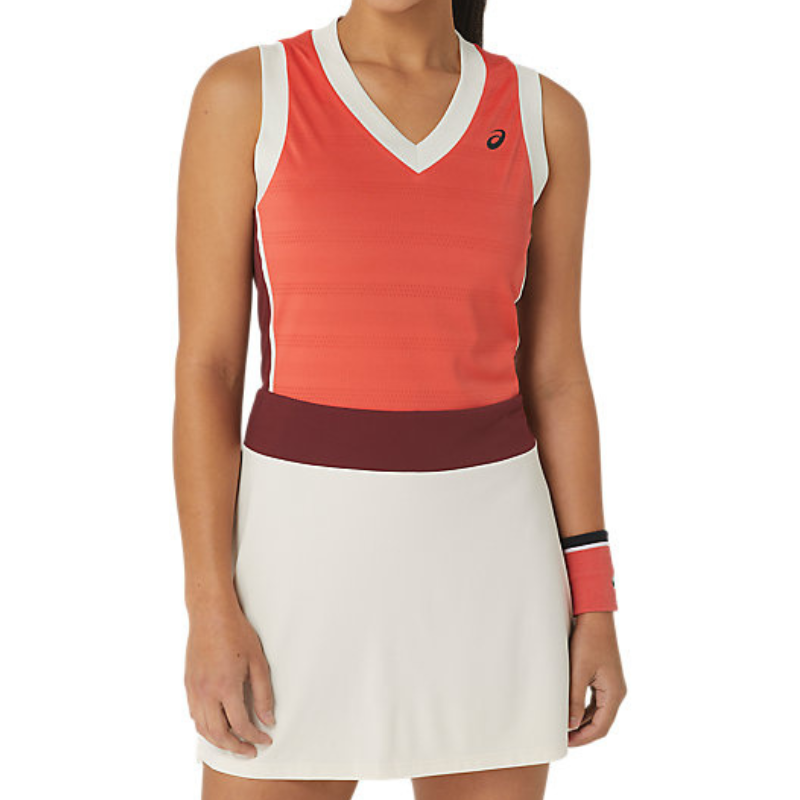 Asics Women Court GPX Dress - Red Snapper – TennisGear