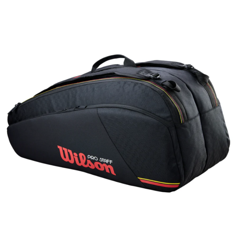 Wilson 2026 PRO STAFF CLASSIC 12 Pack Racquet Bag - Black – TennisGear