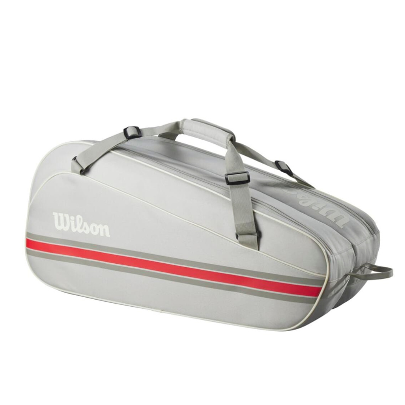 Wilson 6 Pack Team 2025 Racquet Bag - Oats – TennisGear