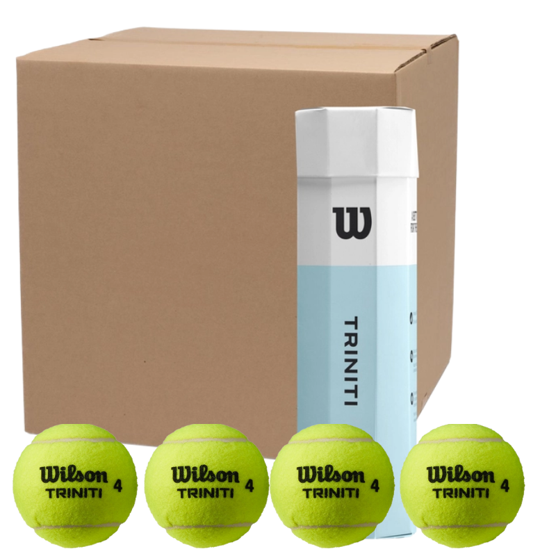 Wilson Triniti 4 Ball Carton - 72 Balls – TennisGear